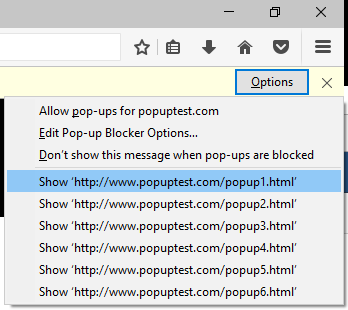 Allowing pop-ups in Windows Web Browsers